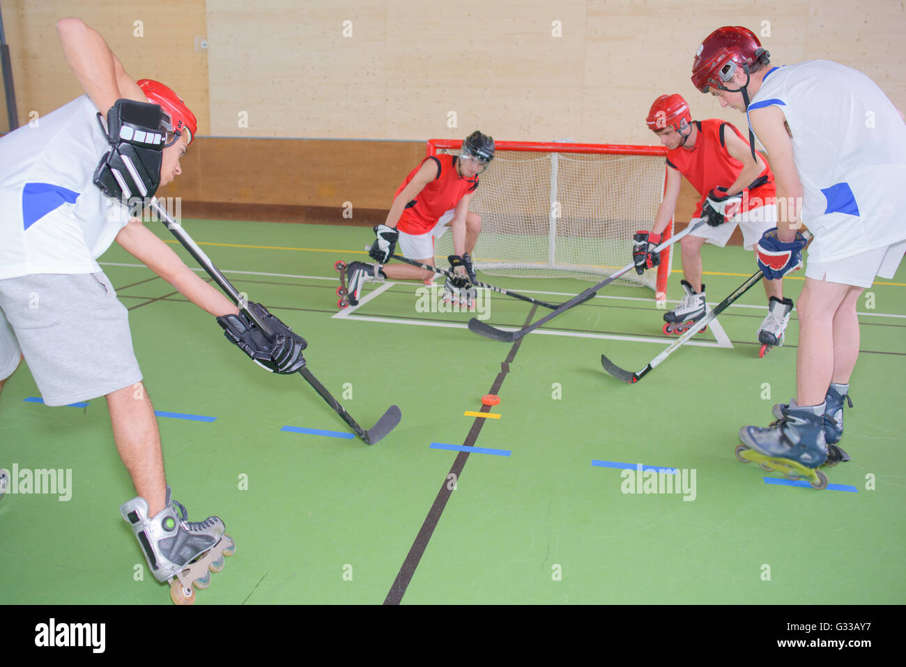 Indoor hockey hi-res stock photography and images - Alamy