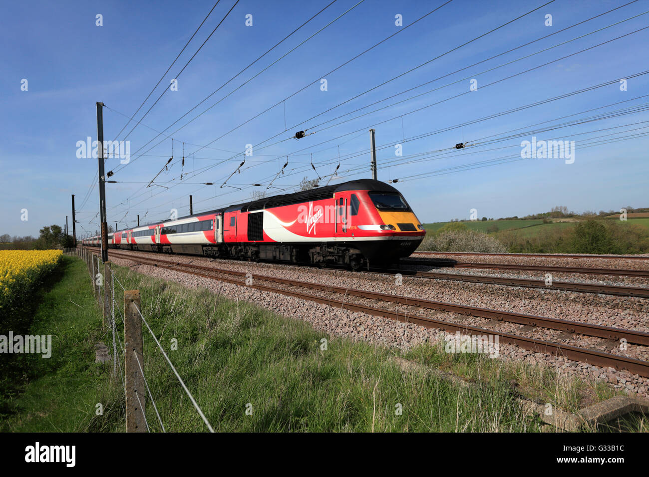 43316 Virgin Trains operating company, High Speed Diesel Train, East ...