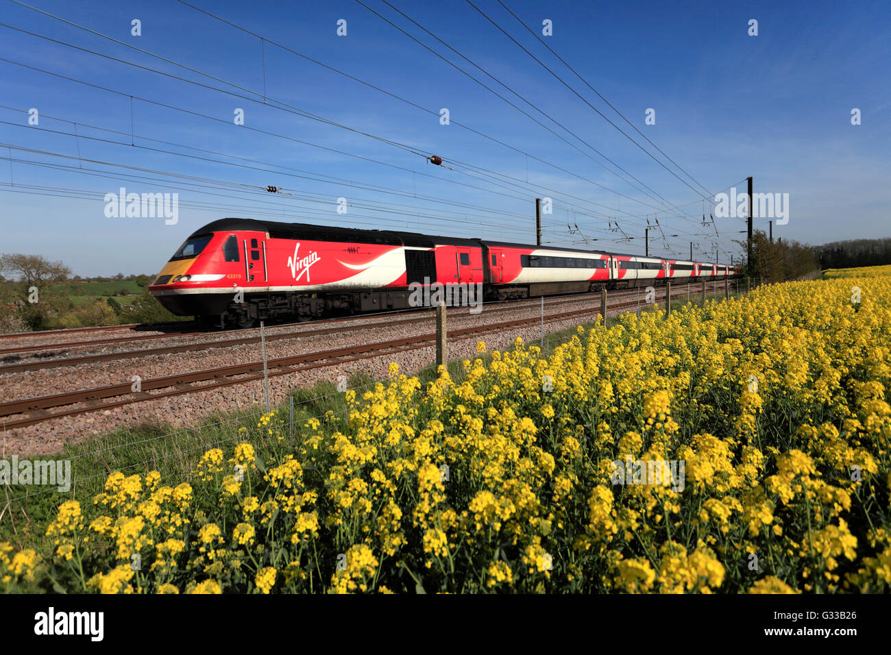 43319 Virgin Trains operating company, High Speed Diesel Train, East ...