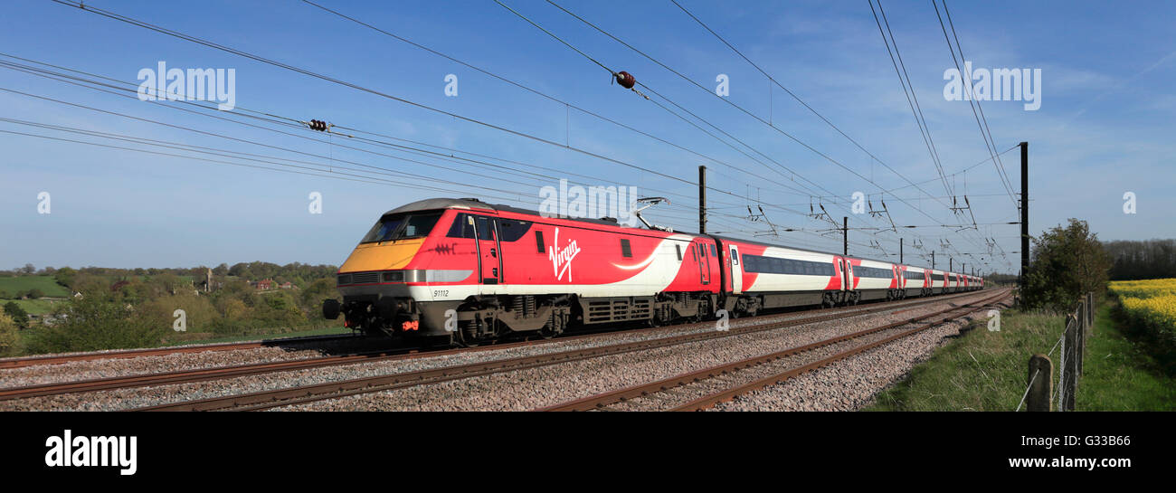 91112, Virgin Trains, High Speed Electric Train, East Coast Main Line ...
