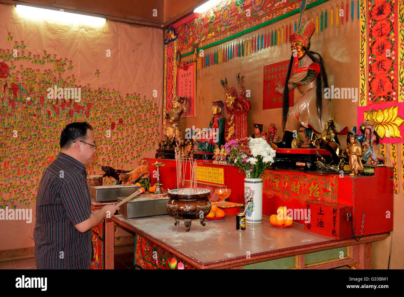 Guan Di Temple, Jalan Tun H.S. Lee, Chinatown, Kuala Lumpur, Malaysia ...