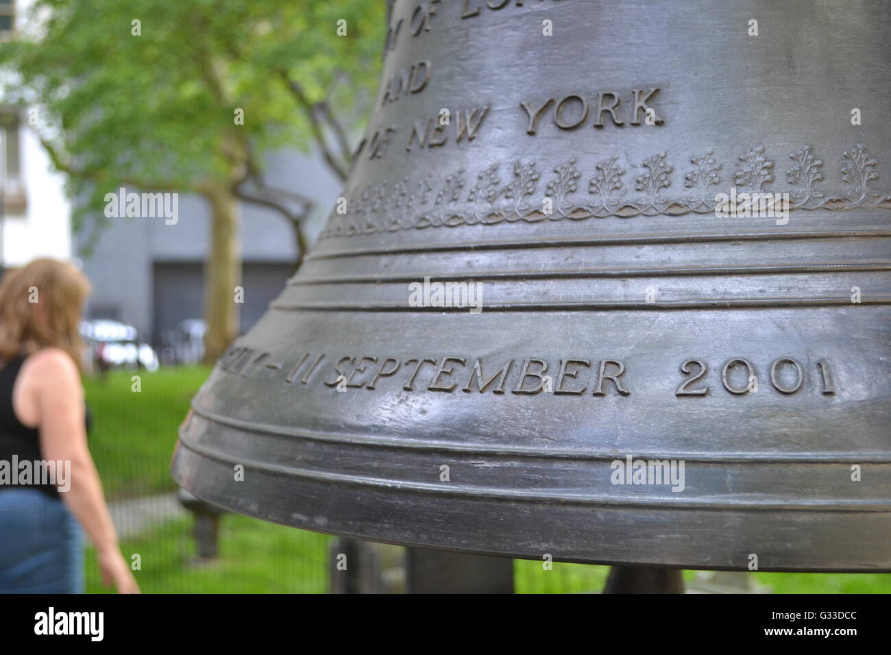 Bell of hope, nyc Stock Photo - Alamy