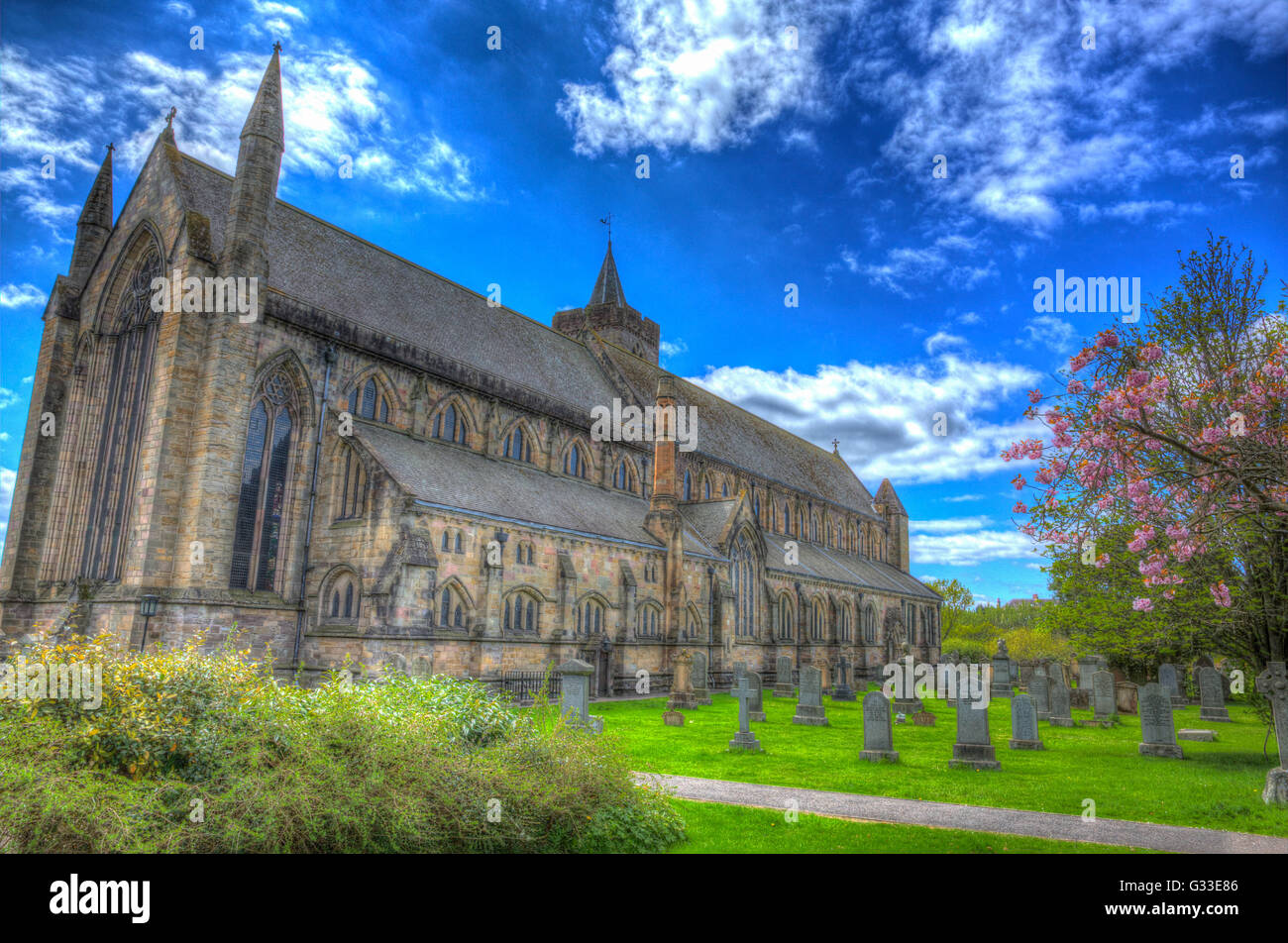 Dunblane Cathedral Scotland UK near Stirling medieval church in ...