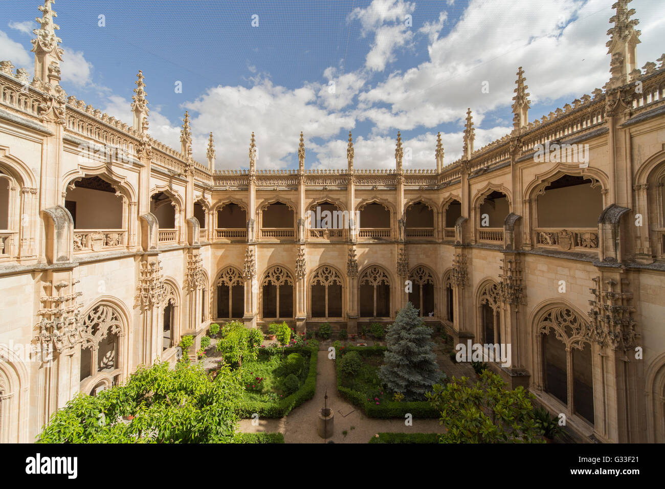 Monastery of Saint John of the Kings in Toledo Spain Interior Cloister ...