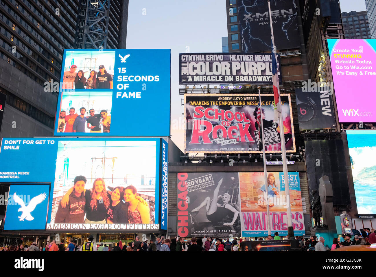 Atlantic times square hi-res stock photography and images - Alamy