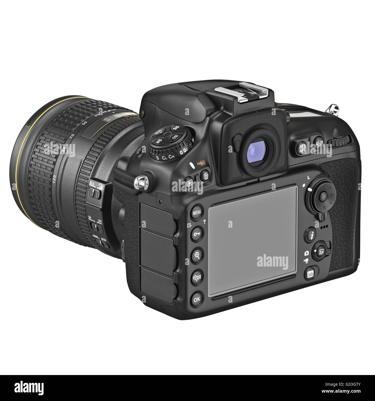 Electronic dslr camera Cut Out Stock Images & Pictures - Alamy