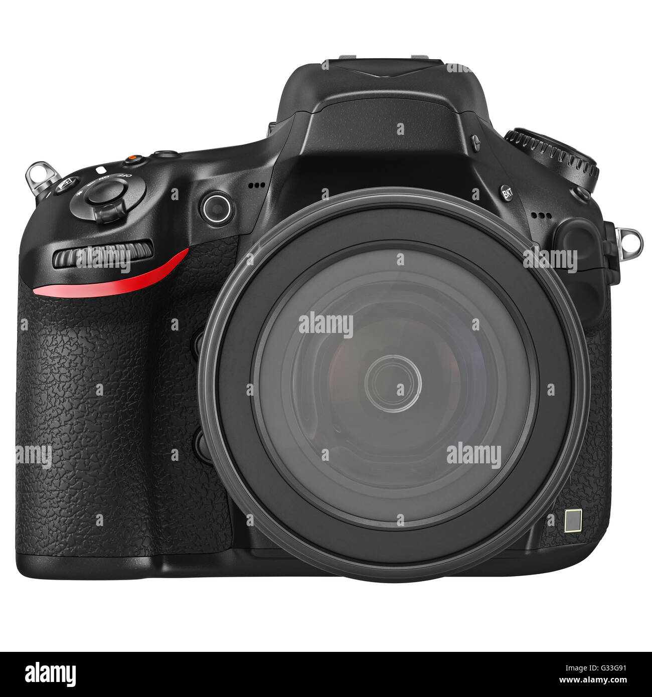 Camera front view Cut Out Stock Images & Pictures - Alamy
