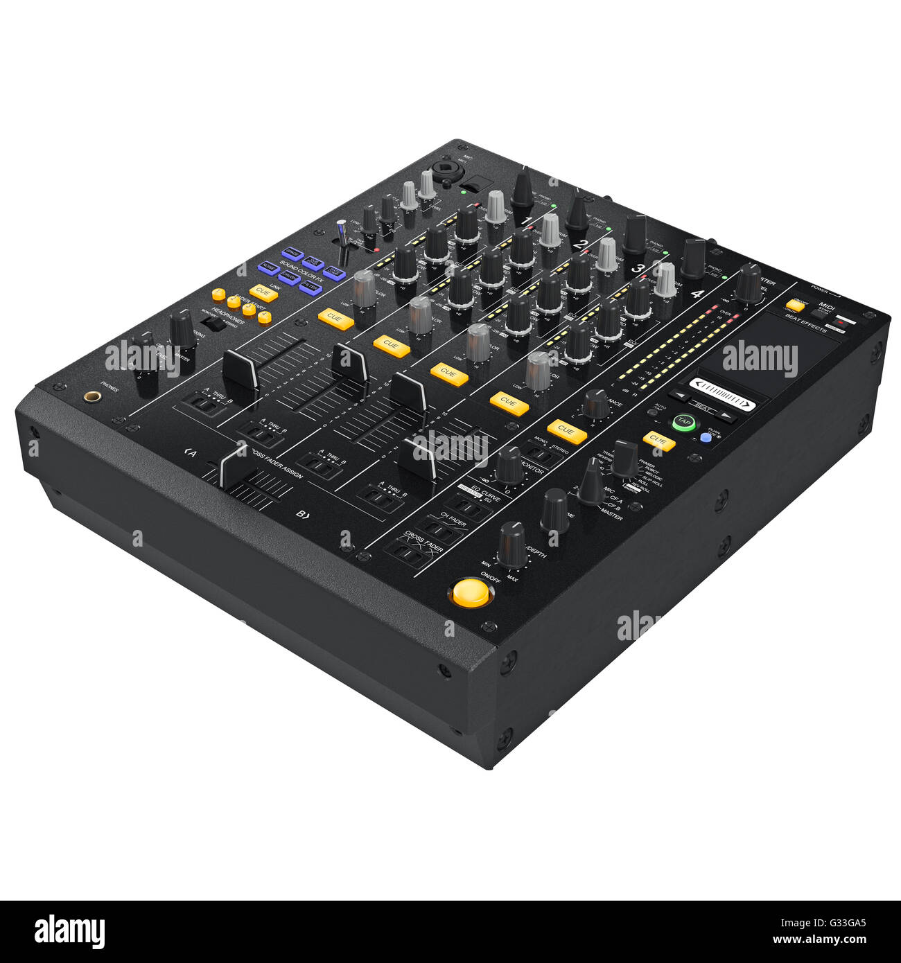 Digital dj mixer music Stock Photo - Alamy