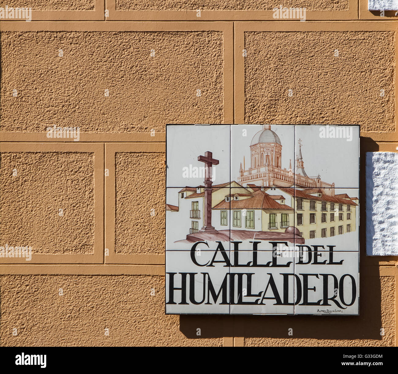 Spanish street name hi-res stock photography and images - Alamy
