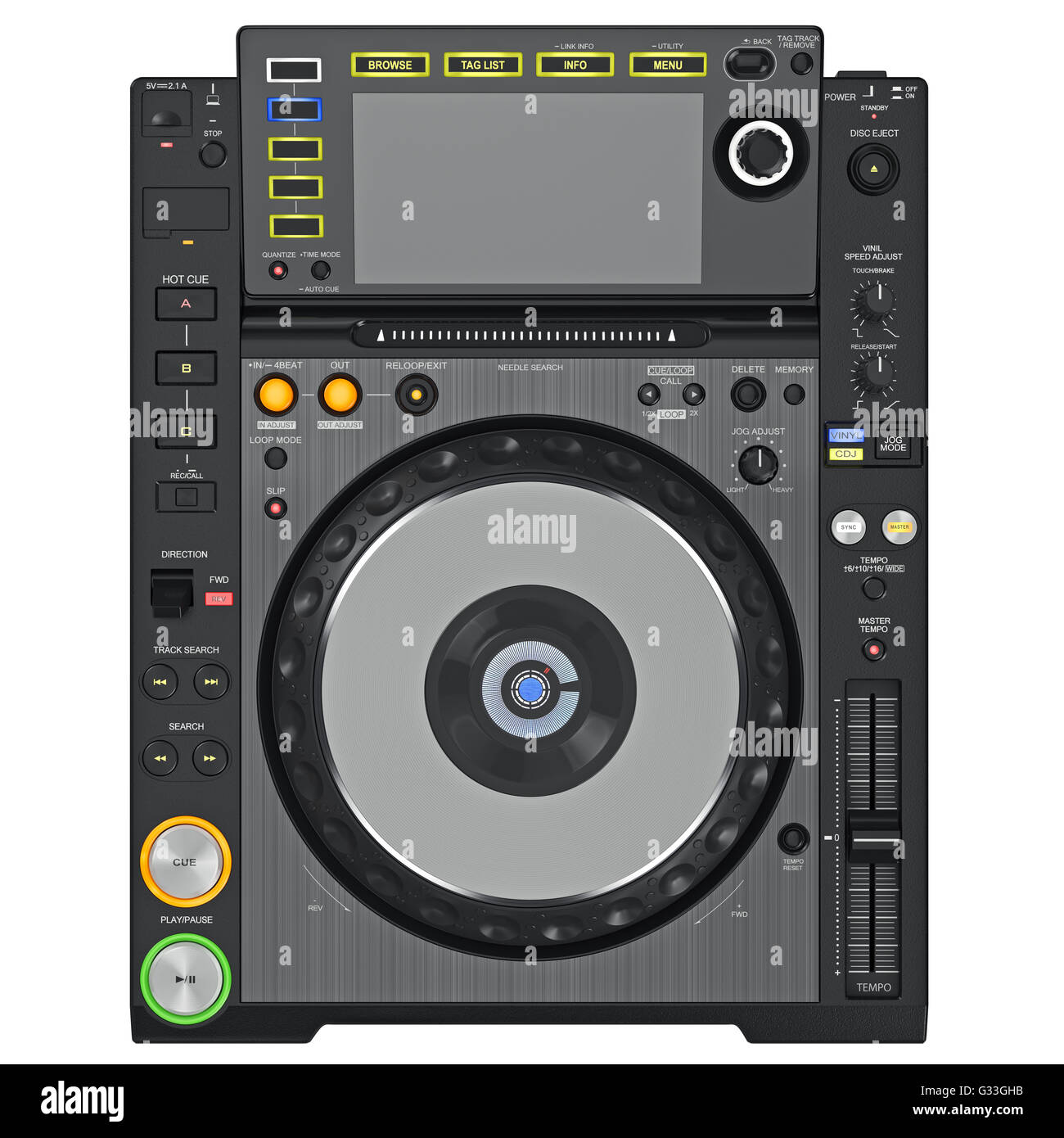 Dj Turntable Top View