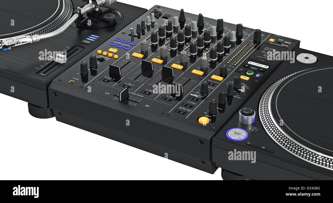 Dj turntable hi-res stock photography and images - Alamy