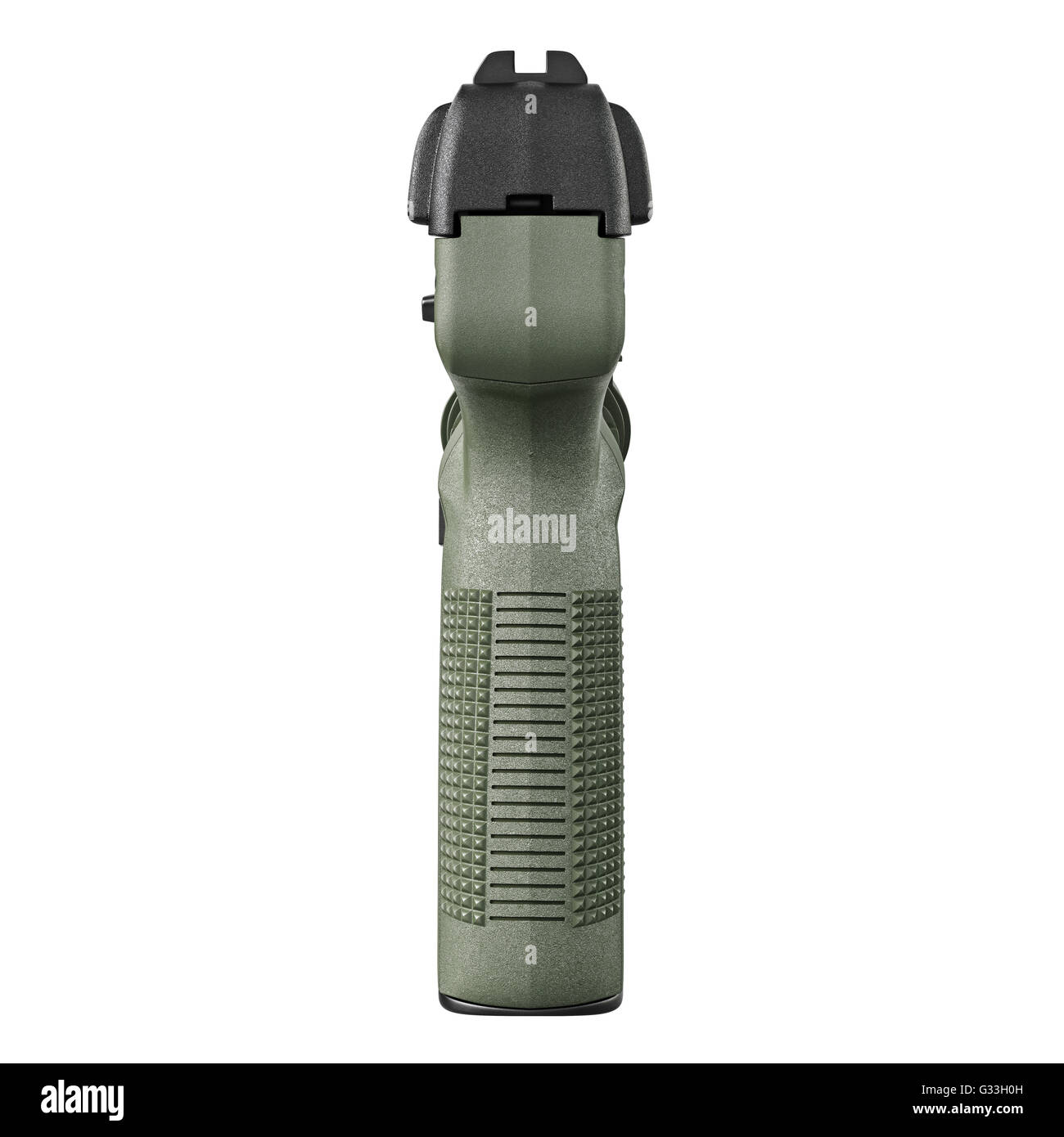 Gun green military, police Stock Photo - Alamy