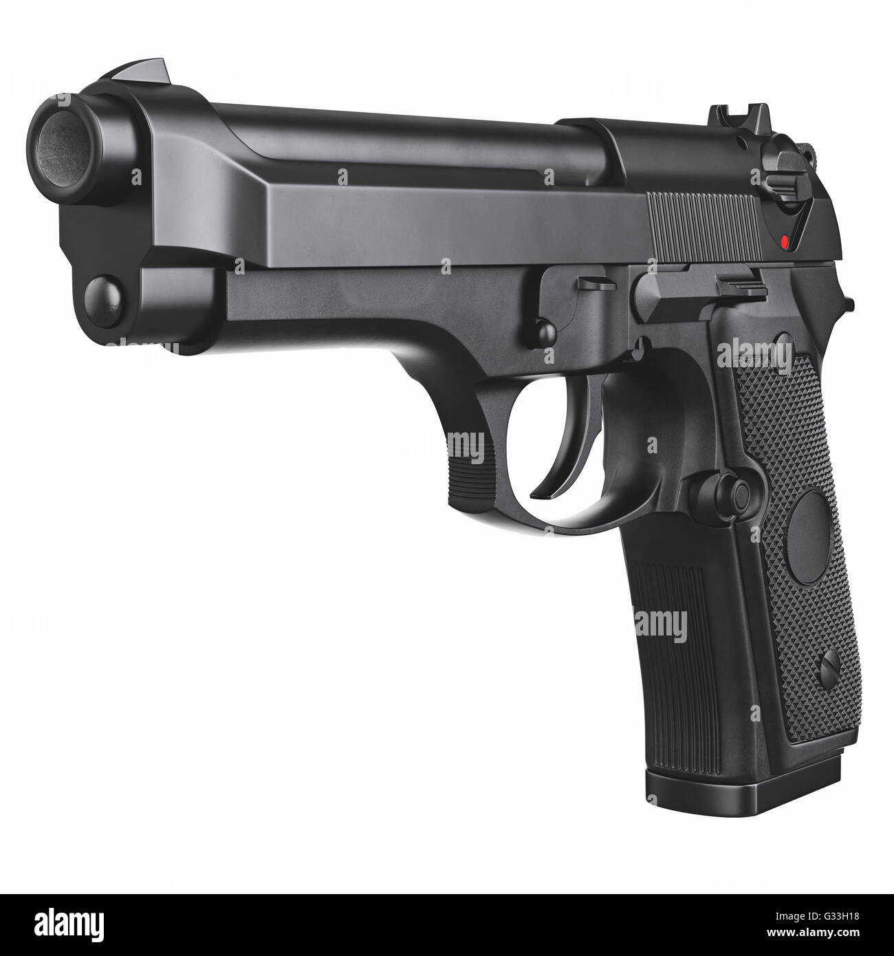 Metallic pistol hi-res stock photography and images - Alamy