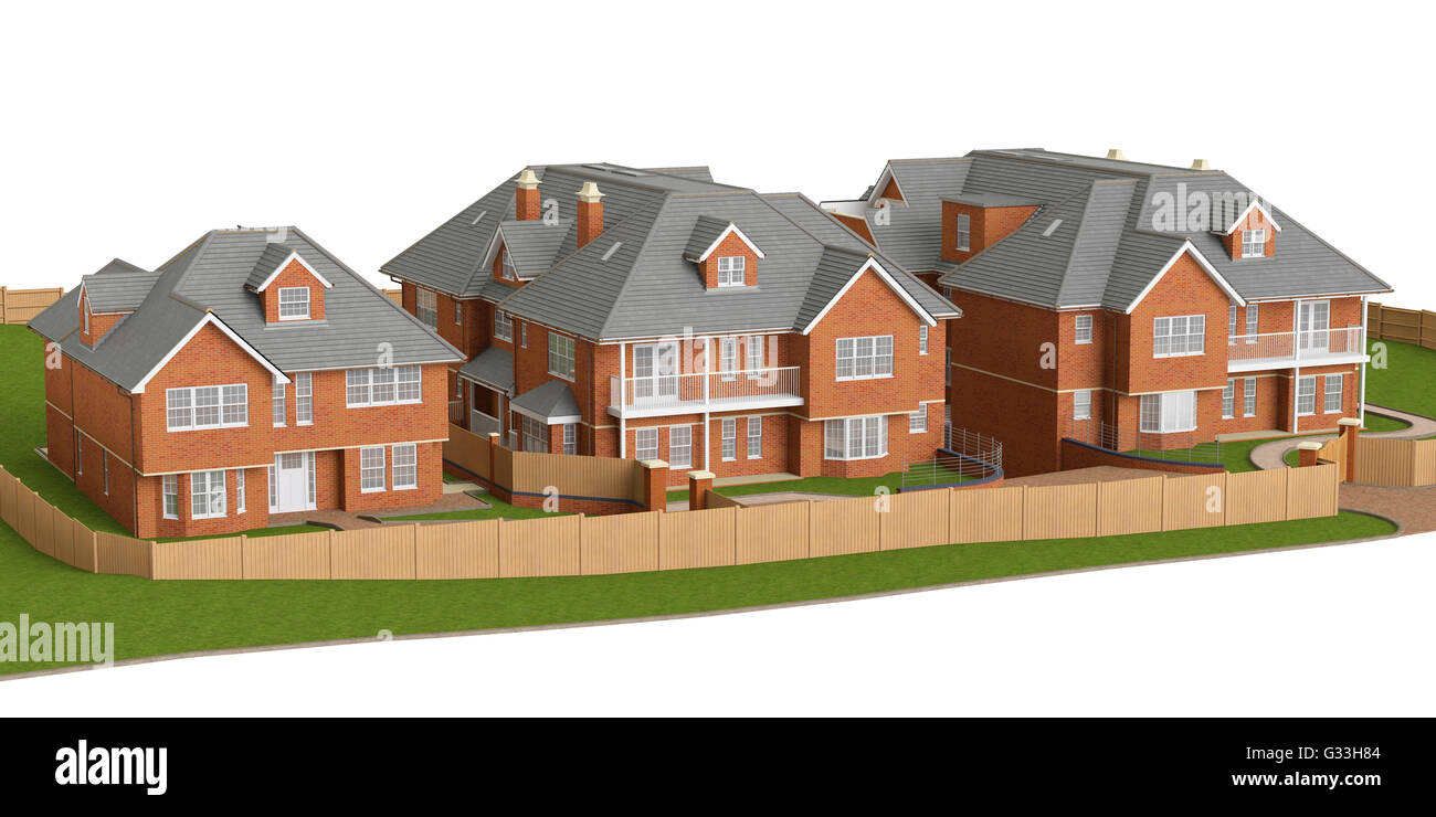 Residential cottage, homes Stock Photo - Alamy