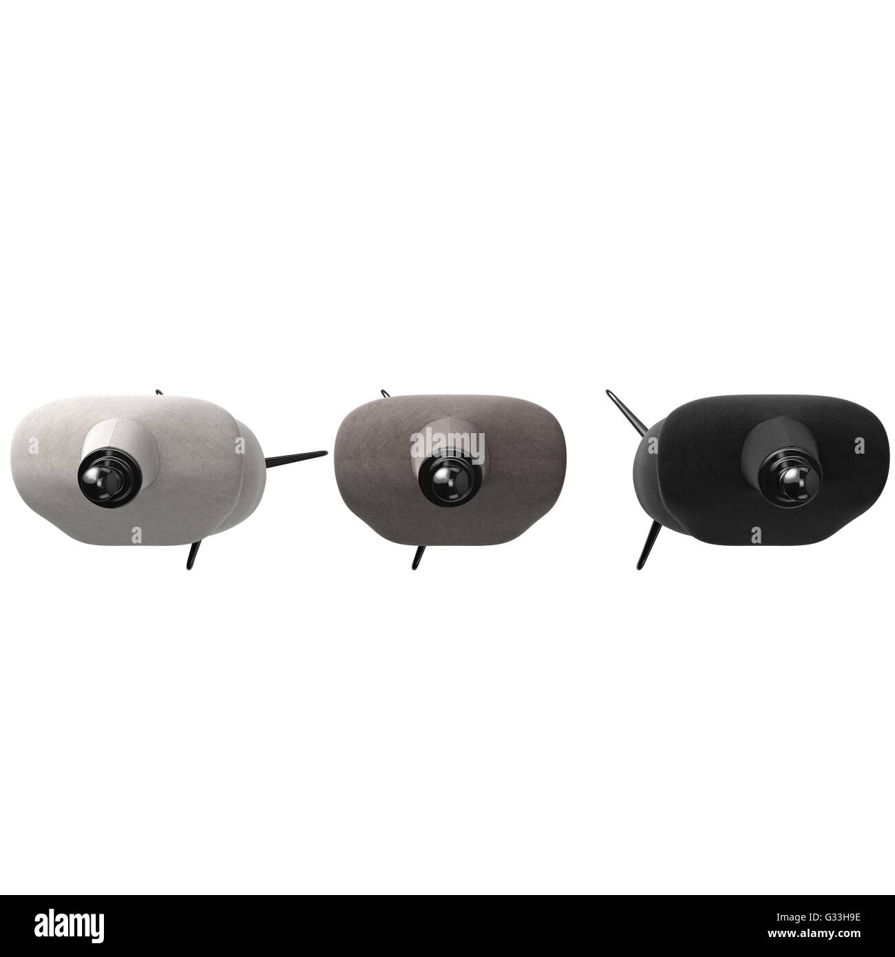 Female mannequins retro style, top view Stock Photo - Alamy