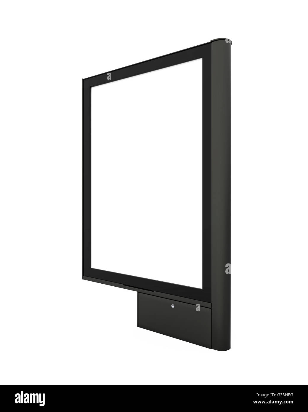 Blank vertical billboard advertising display hi-res stock photography ...