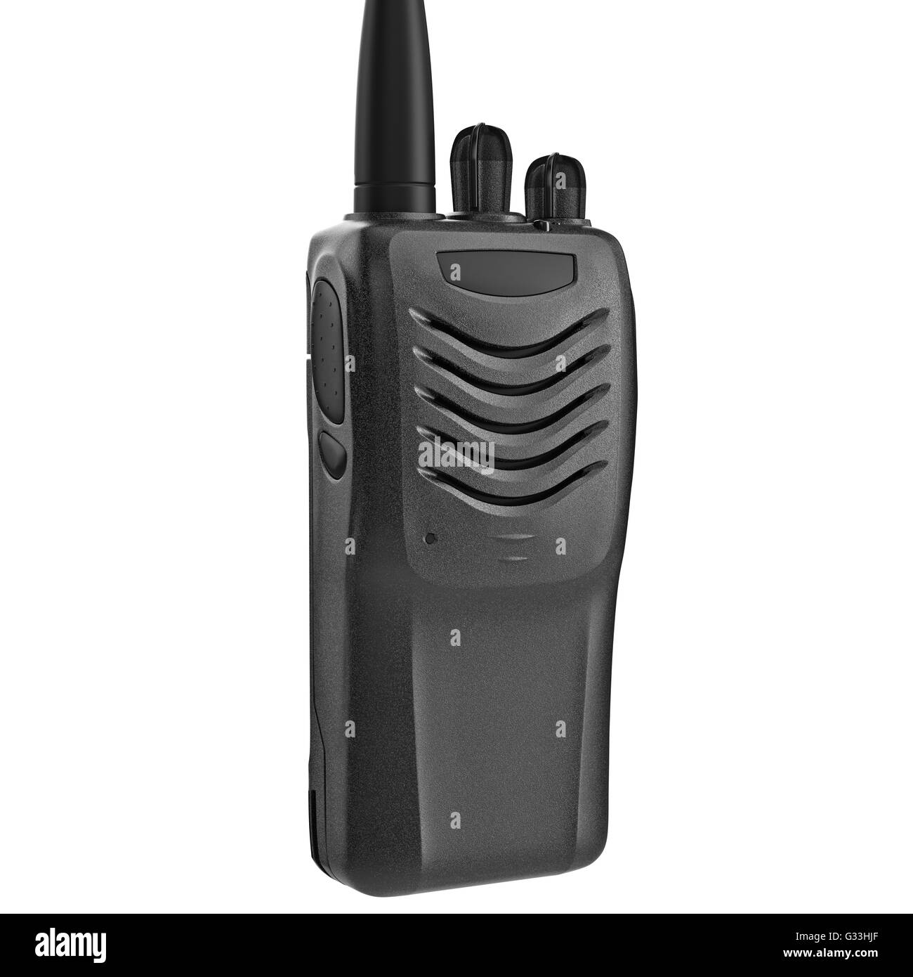 Portable mobile radio, close view Stock Photo - Alamy