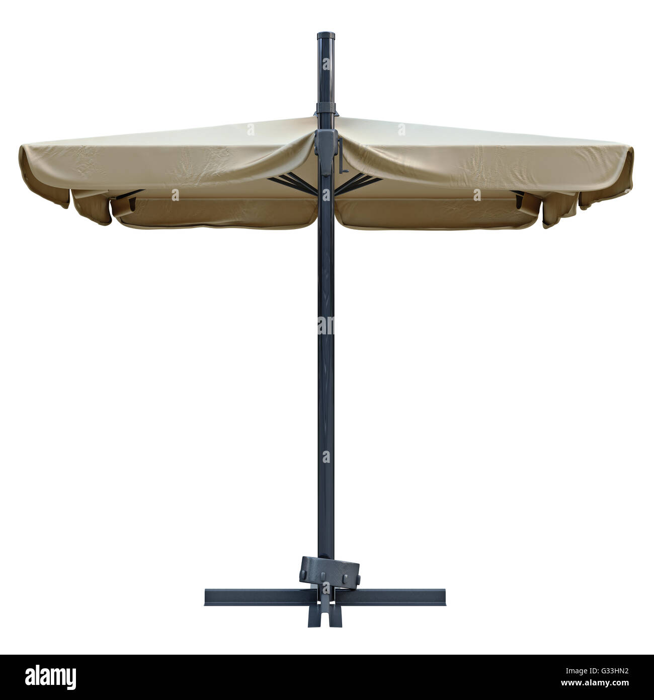 Sun umbrella, back view Stock Photo - Alamy