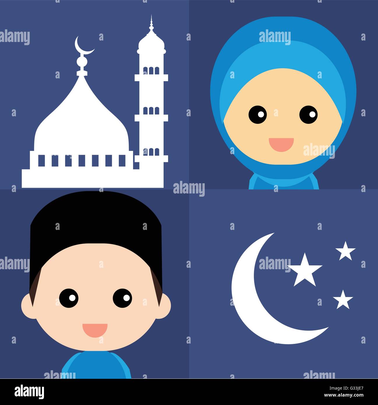 Muslim character Stock Vector Images - Alamy