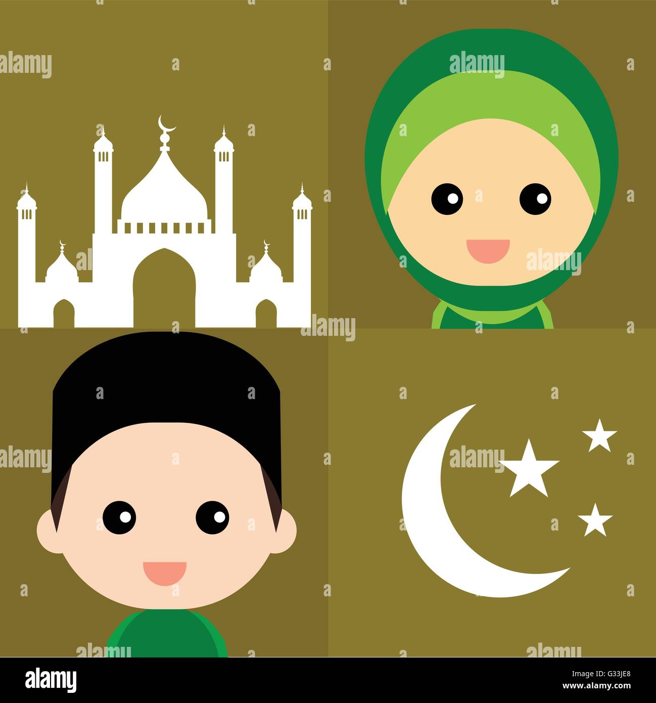 Muslim character Stock Vector Images - Alamy