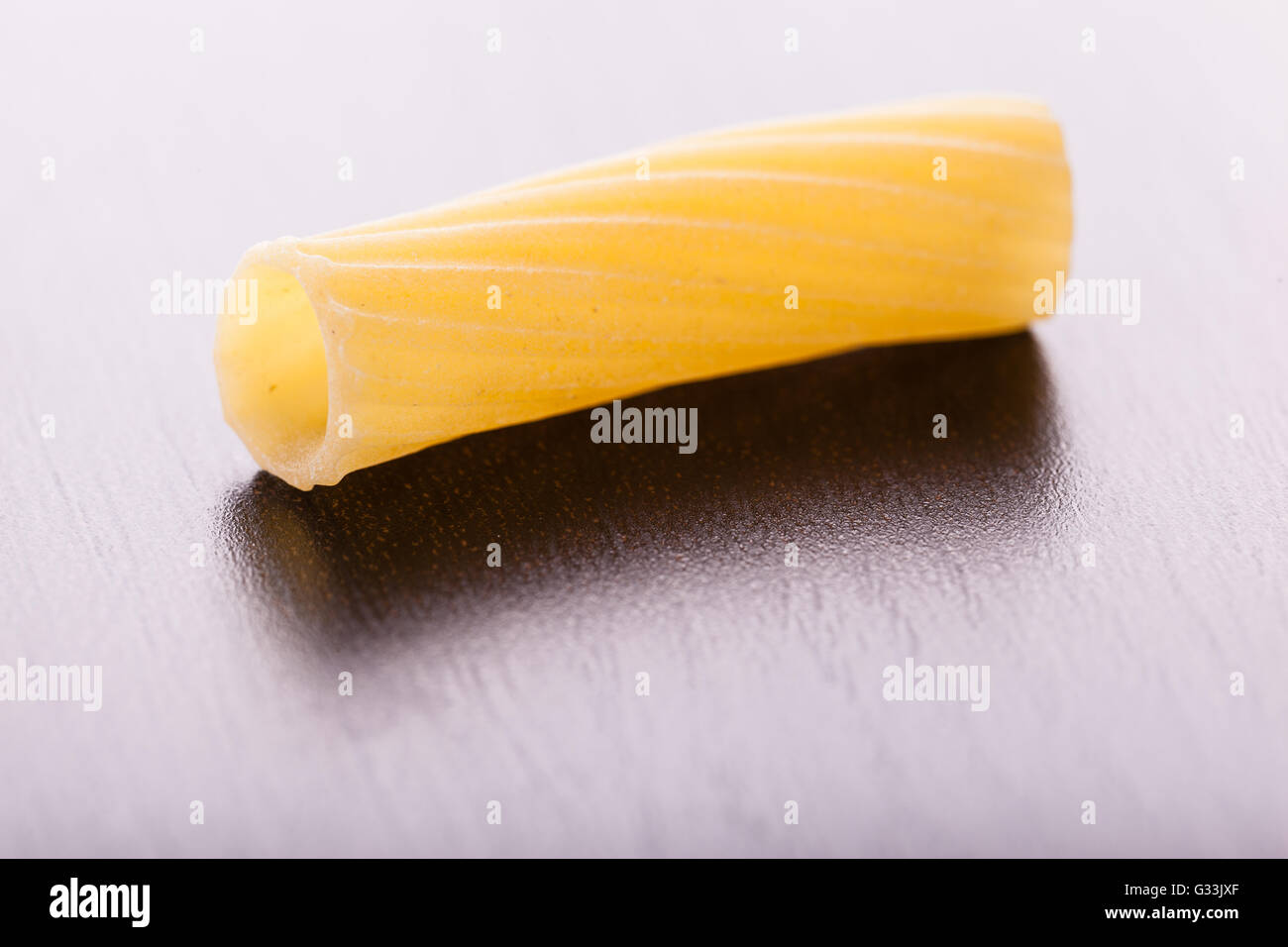 a heap of rigatoni, a typical italian pasta type Stock Photo - Alamy