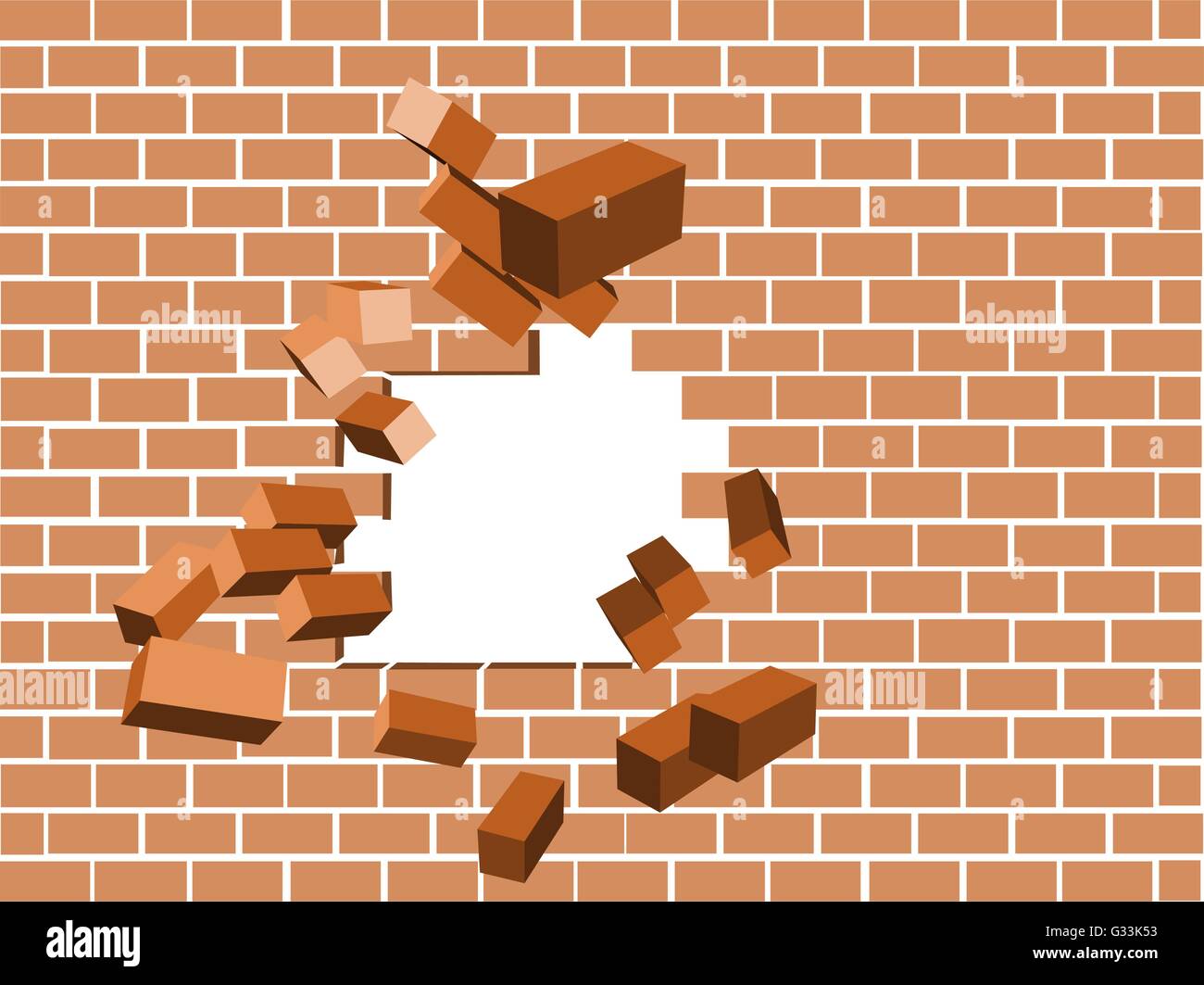 Broken Brick Wall Png