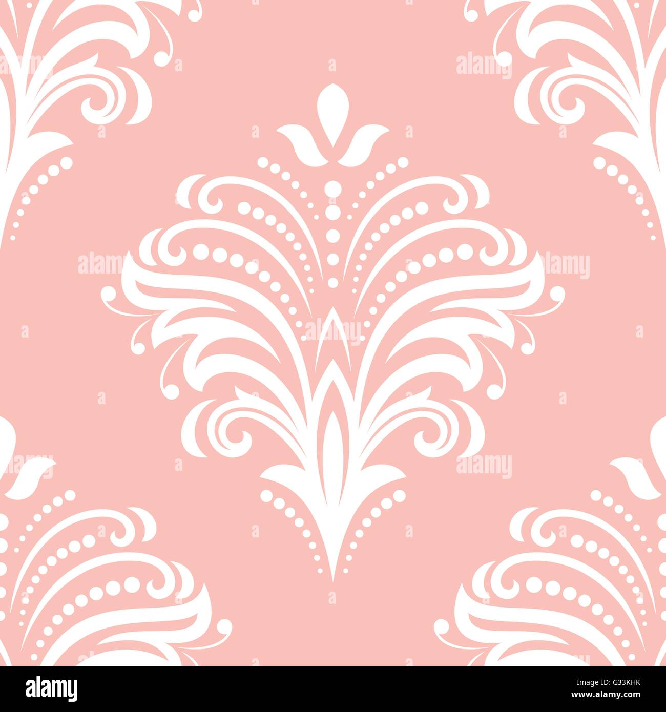 Floral Fine Seamless Vector Pattern Stock Vector Image & Art - Alamy