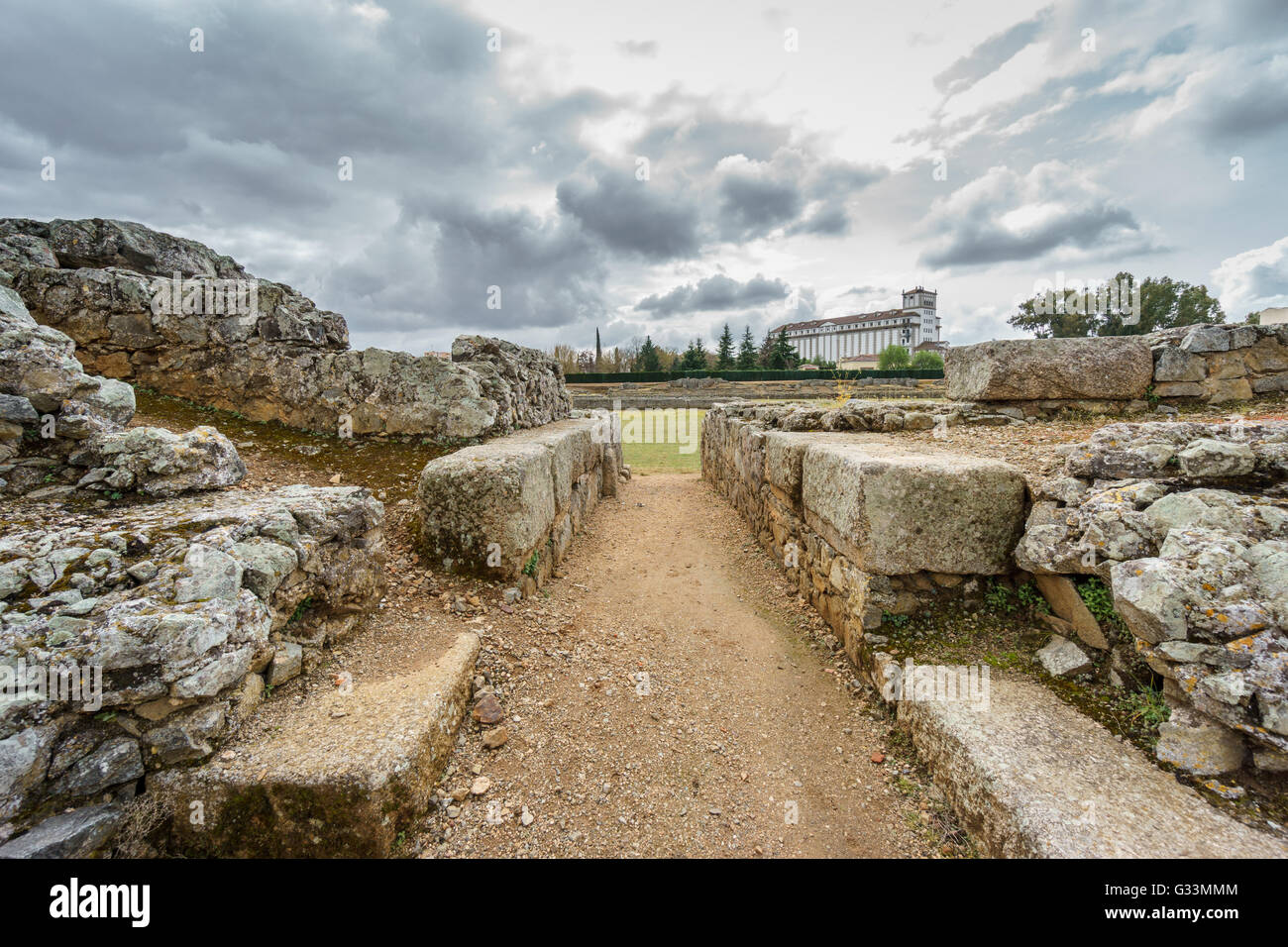 Entrance to the ruins of the Roman circus Stock Photo - Alamy