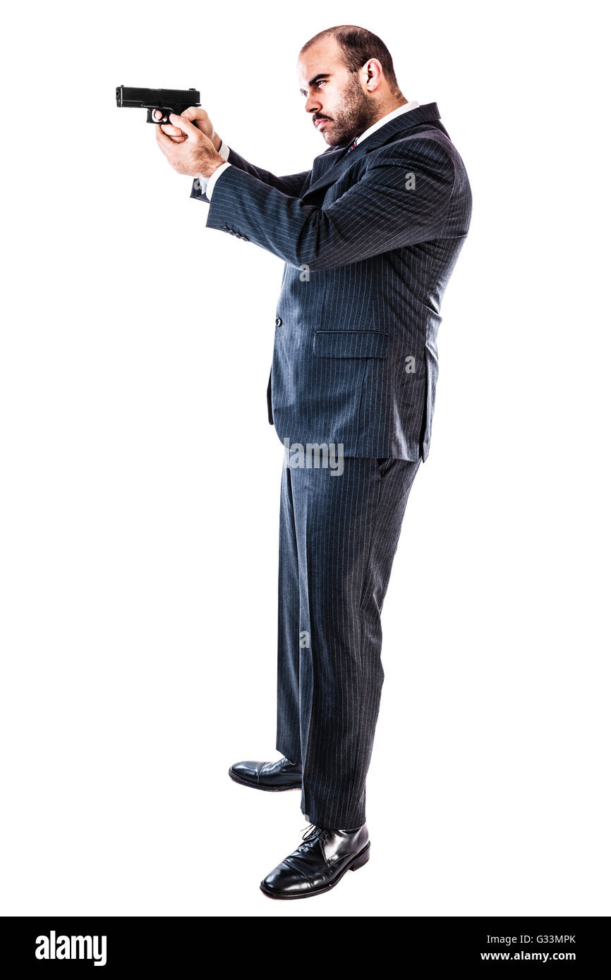 Mobsters With Guns Background