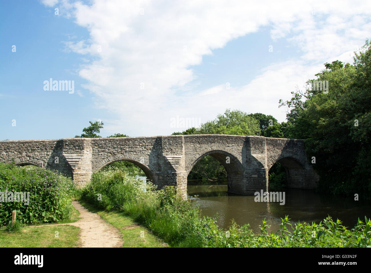 Teston bridge, Kent,England Stock Photo - Alamy