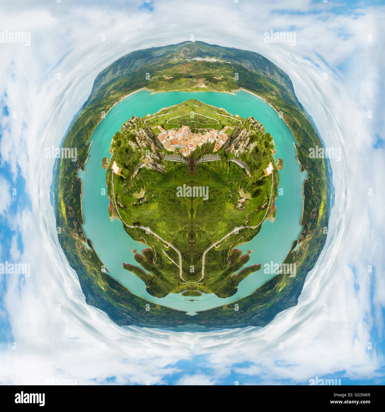 Little planet earth Stock Photo - Alamy