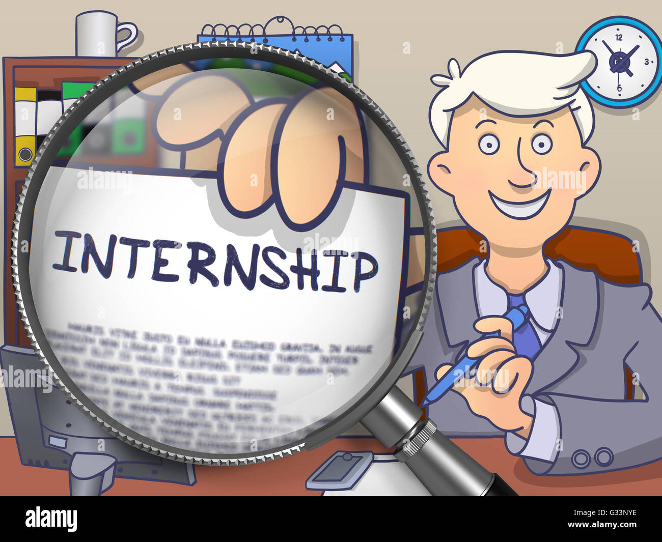 Internship text hi-res stock photography and images - Alamy