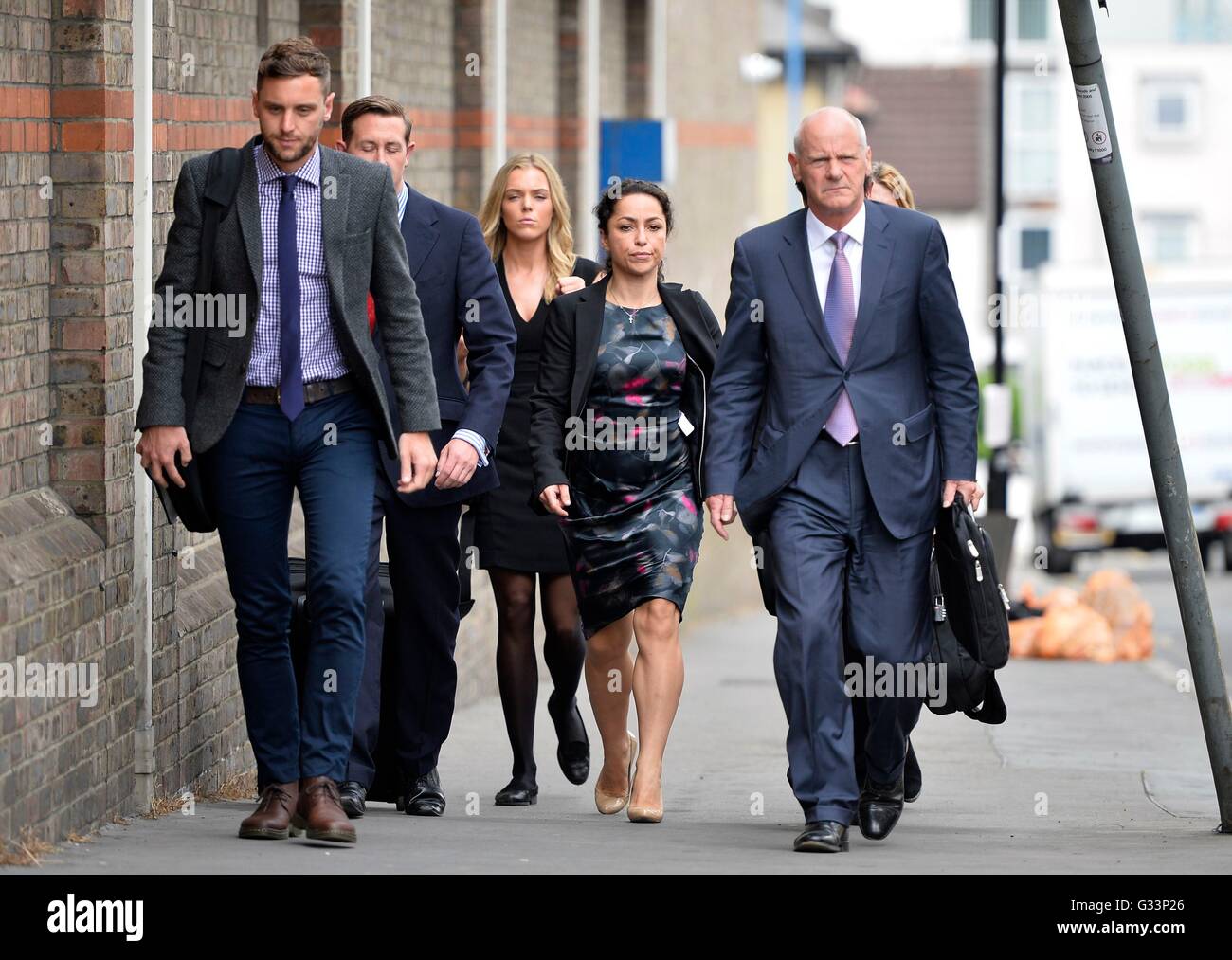Former Chelsea FC team doctor Eva Carneiro arrives at Croydon ...