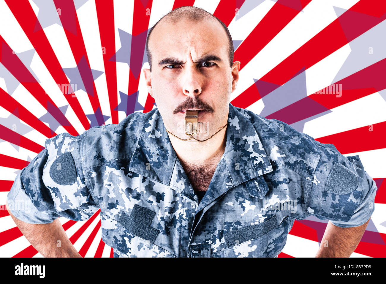 Angry sergeant hi-res stock photography and images - Alamy