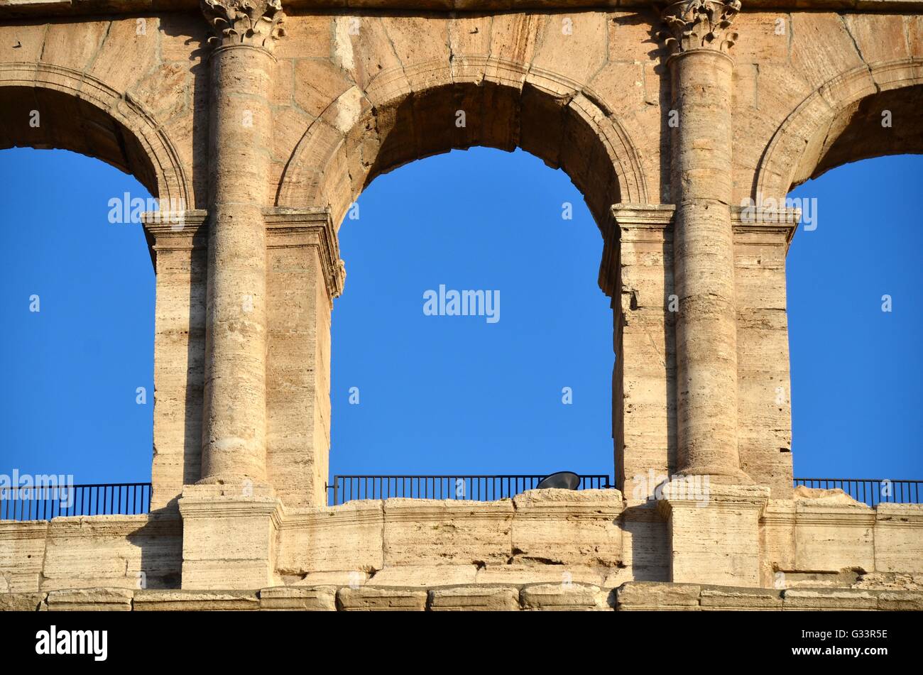 Colosseum arches and columns hi-res stock photography and images - Alamy
