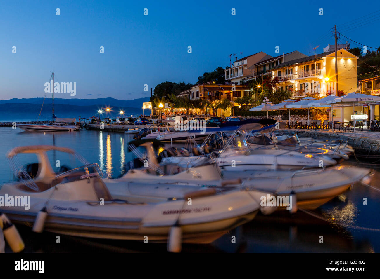Kassiopi harbour hi-res stock photography and images - Alamy