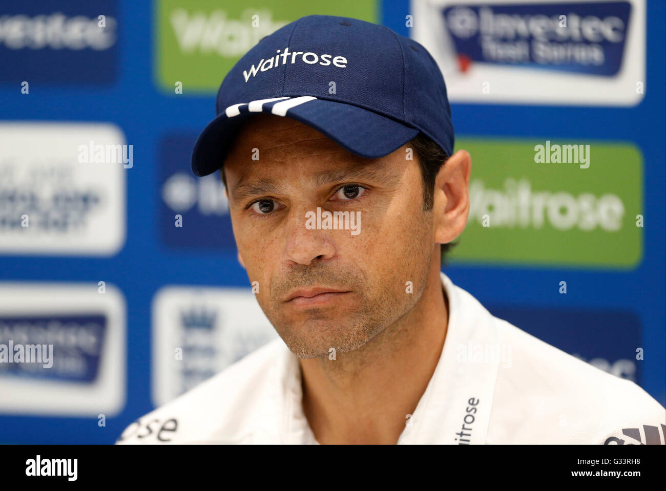 England Batting Coach Mark Ramprakash before a nets session at Lord's ...