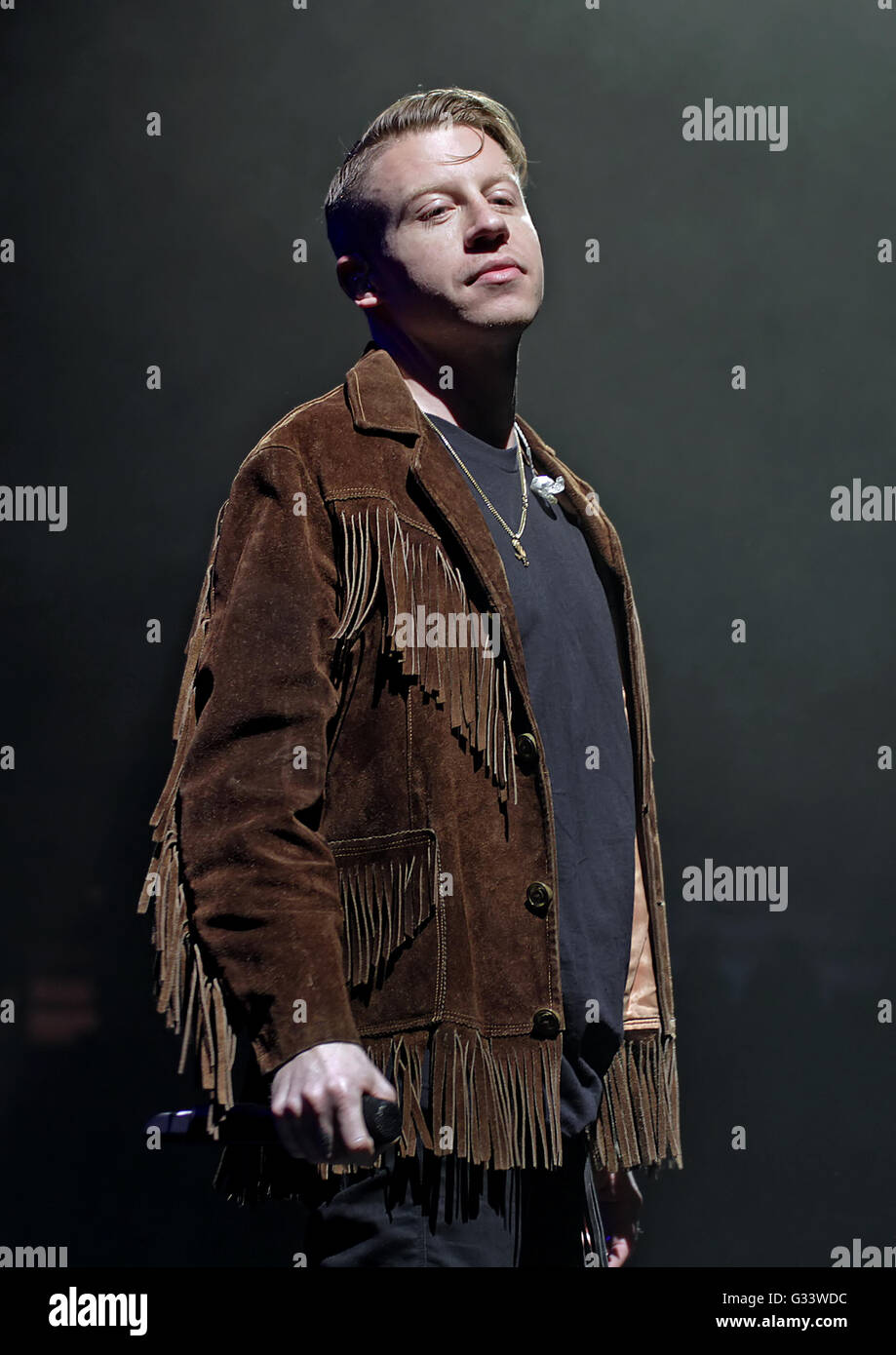 Macklemore performing at Manchester Arena Featuring: Macklemore Where ...