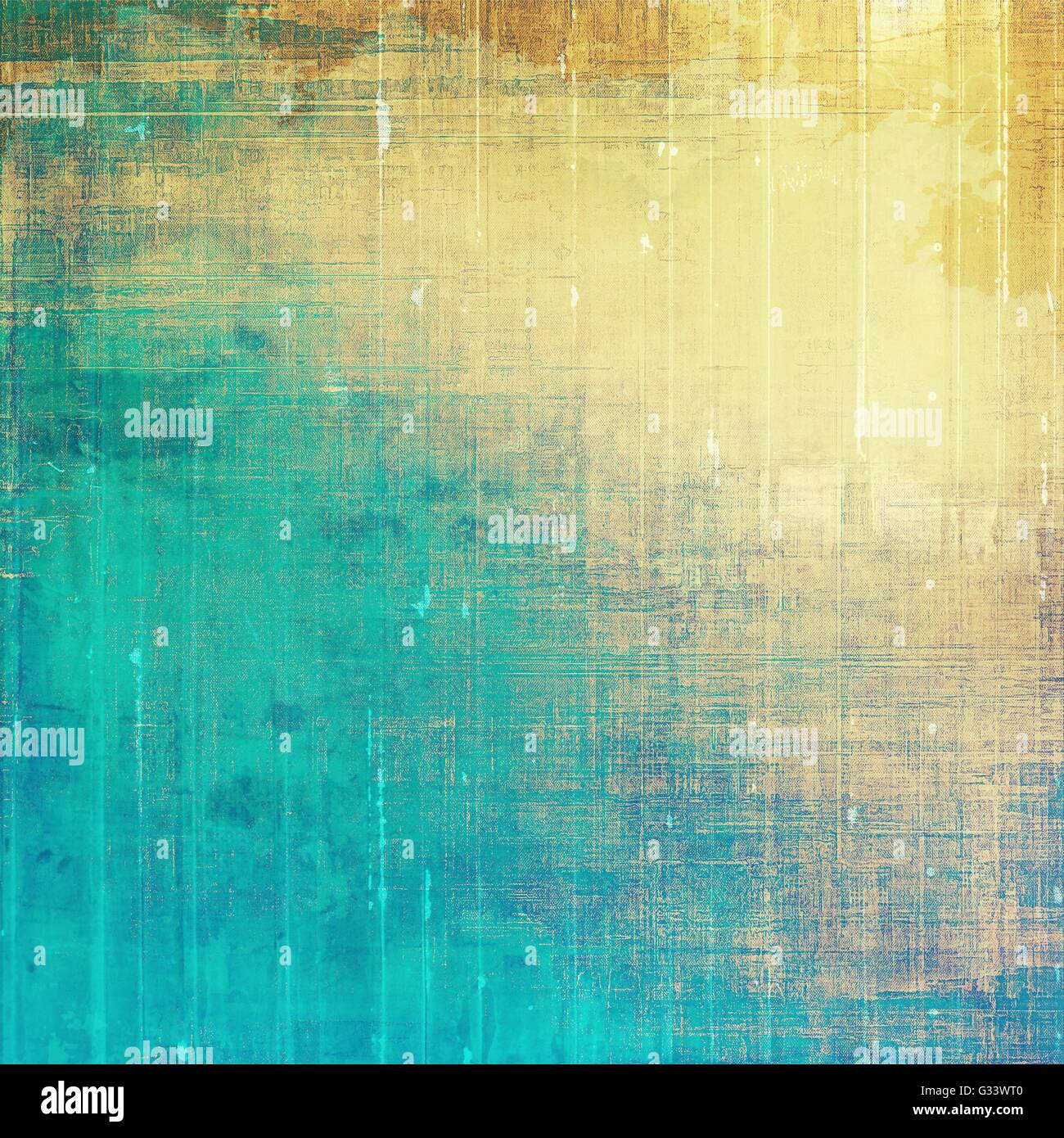 Damaged retro texture with grunge style elements and different color ...