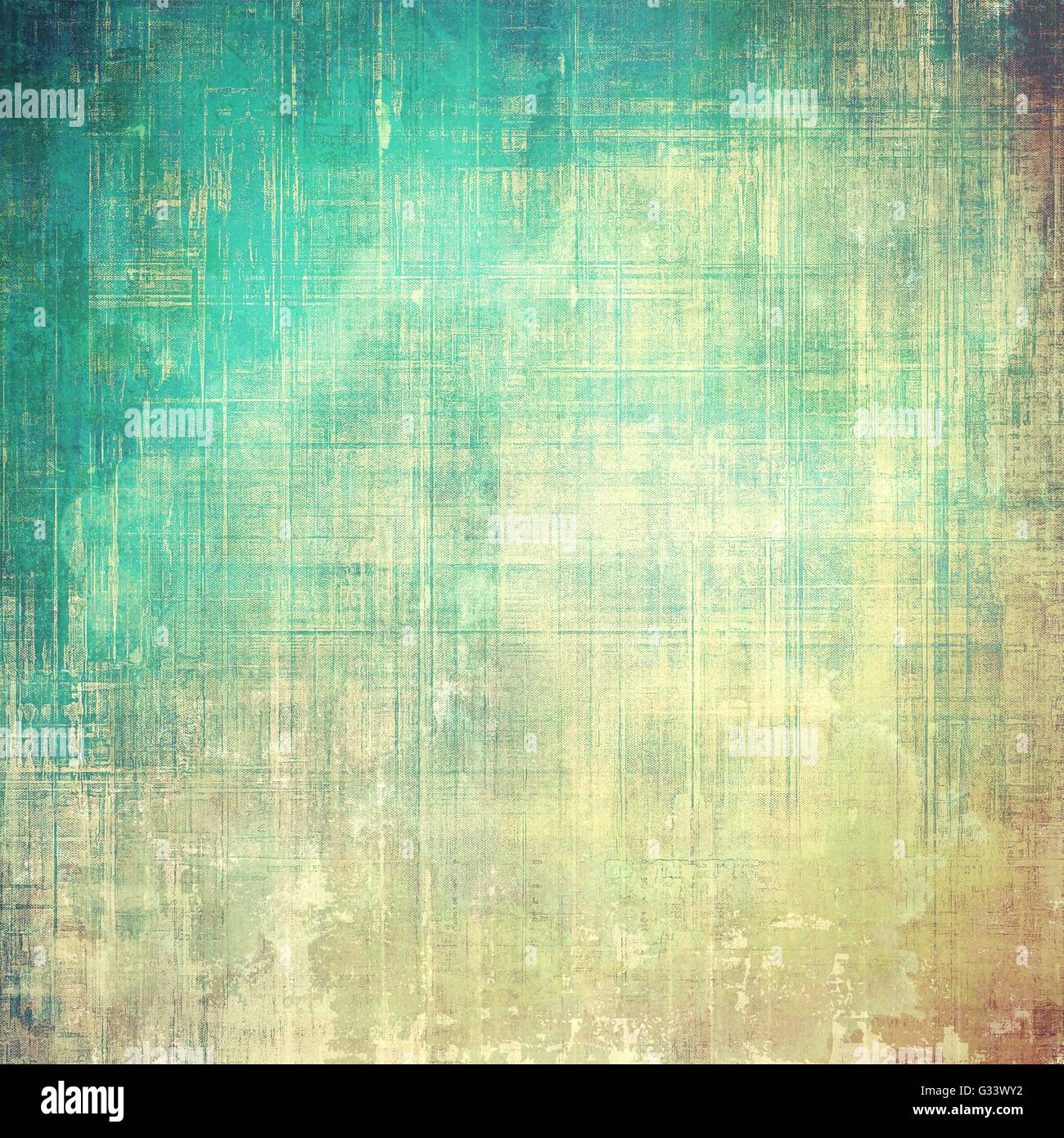 Damaged retro texture with grunge style elements and different color ...