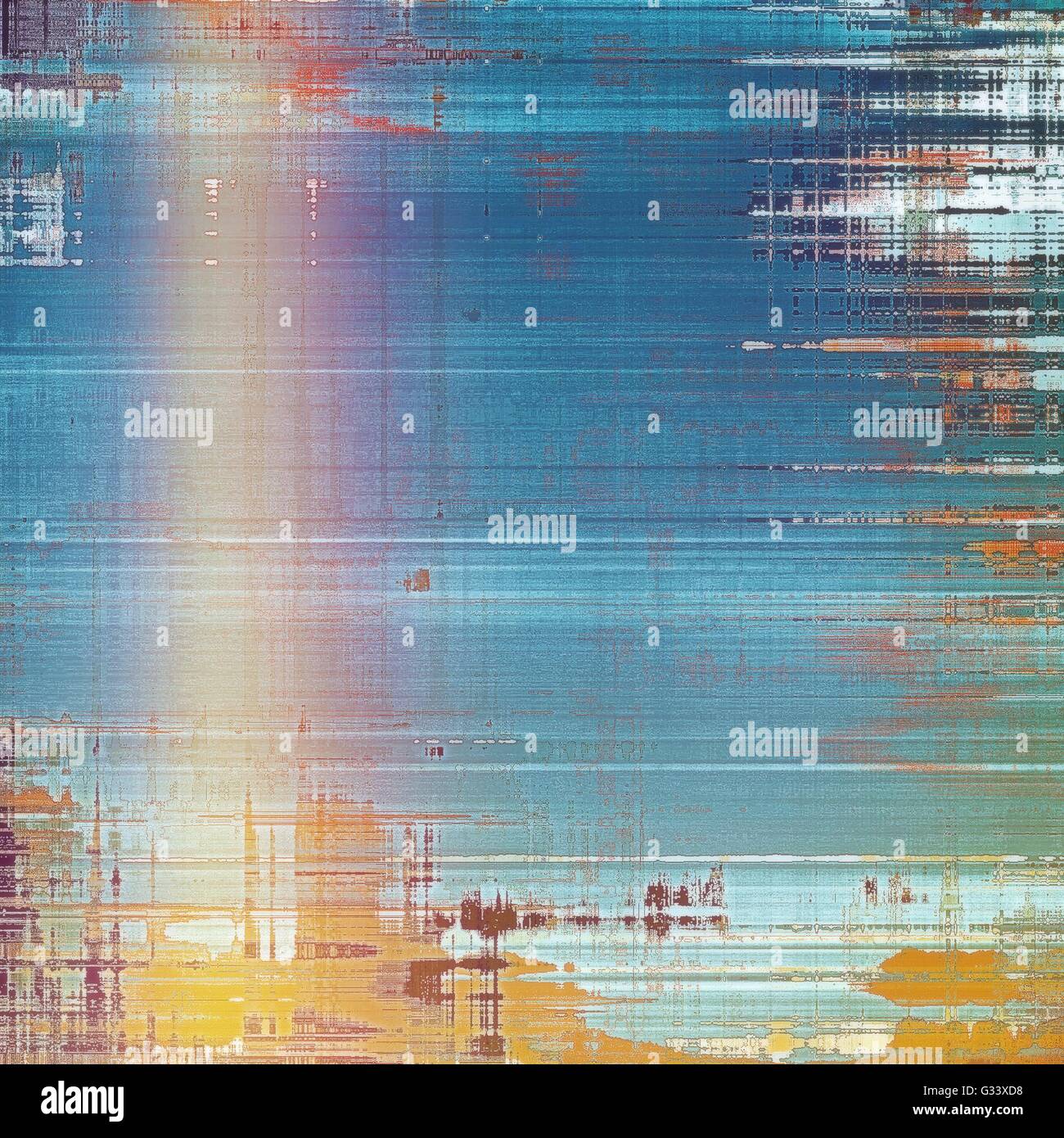 Stylish grunge texture, old damaged background. With different color ...