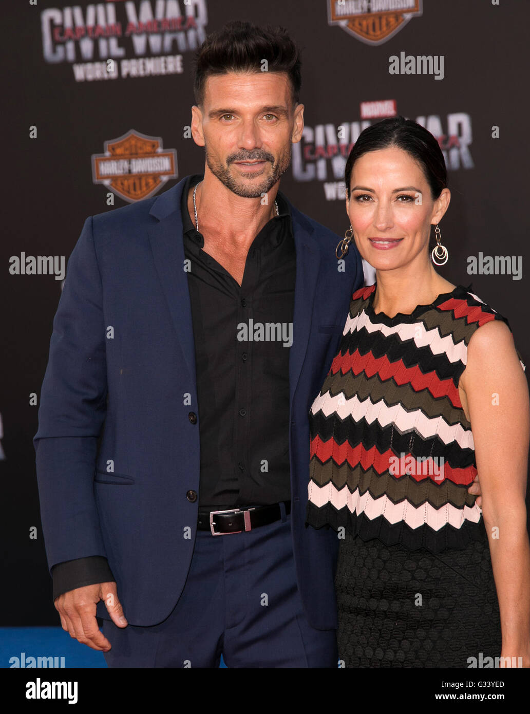 Wendy moniz frank grillo captain america hi-res stock photography and ...