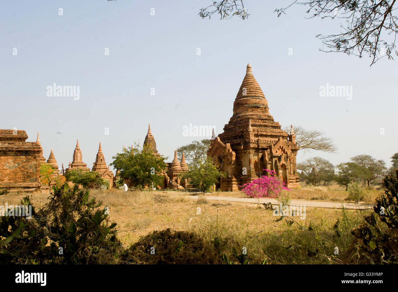 Myanmar (Burma), Mandalay Division, Bagan, Old Bagan, Temples built in ...