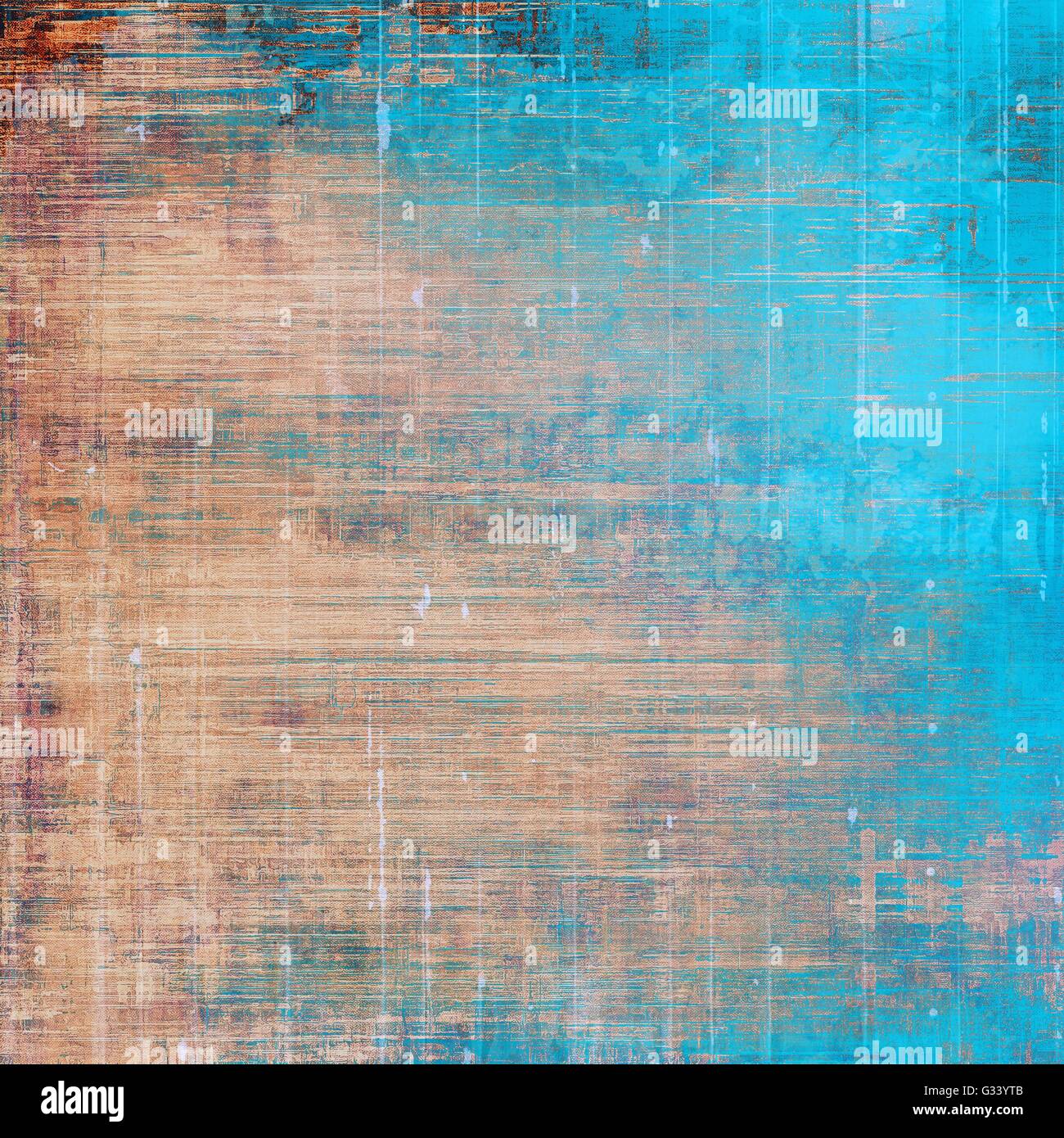 Scratched background with retro style overlay. Aged texture with ...