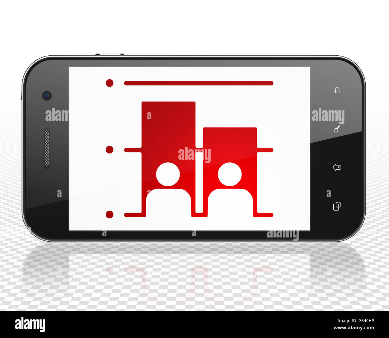 Politics concept: Smartphone with Election on display Stock Photo - Alamy