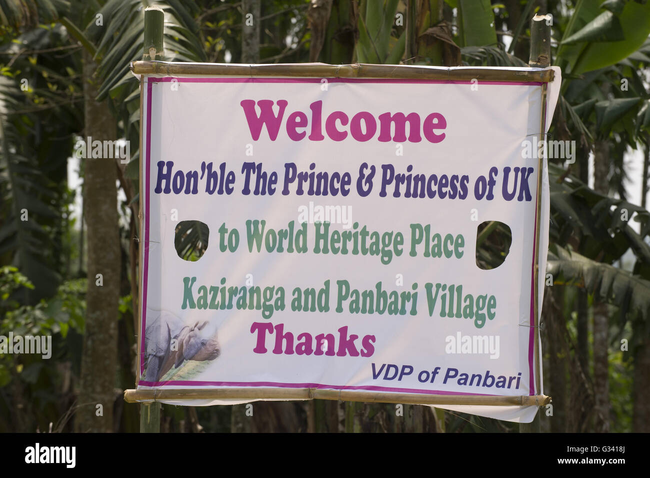 Royals visits the village "Pan Bari", where they met the head of the ...