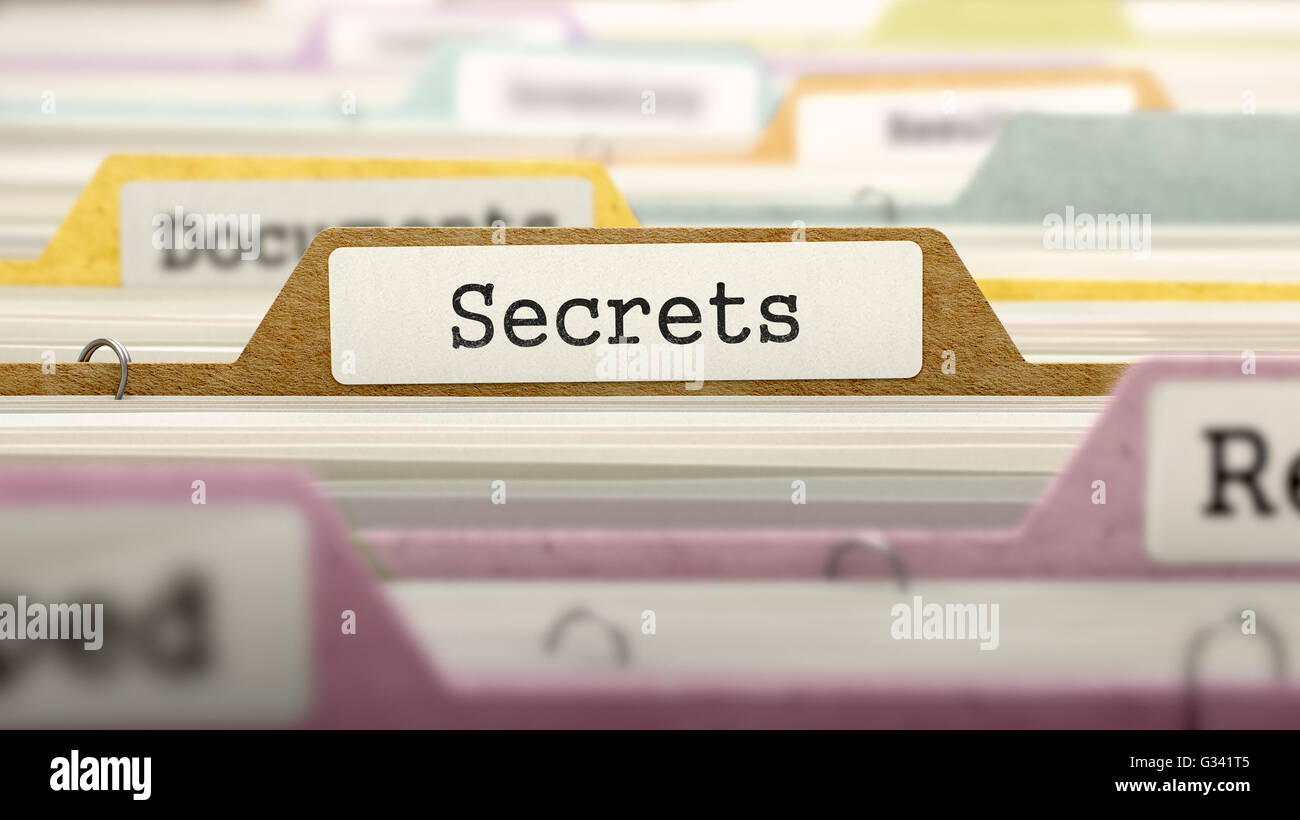 Secrets file hi-res stock photography and images - Alamy