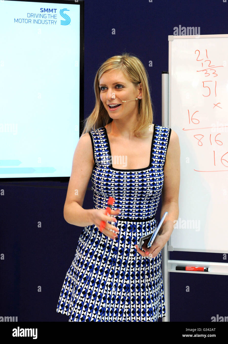EDITORIAL USE ONLY Countdown presenter Rachel Riley talks skills at the ...