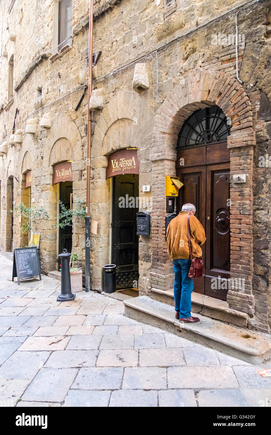 Volterra mediaeval village, Province of Pisa, Tuscany, Italy Stock ...