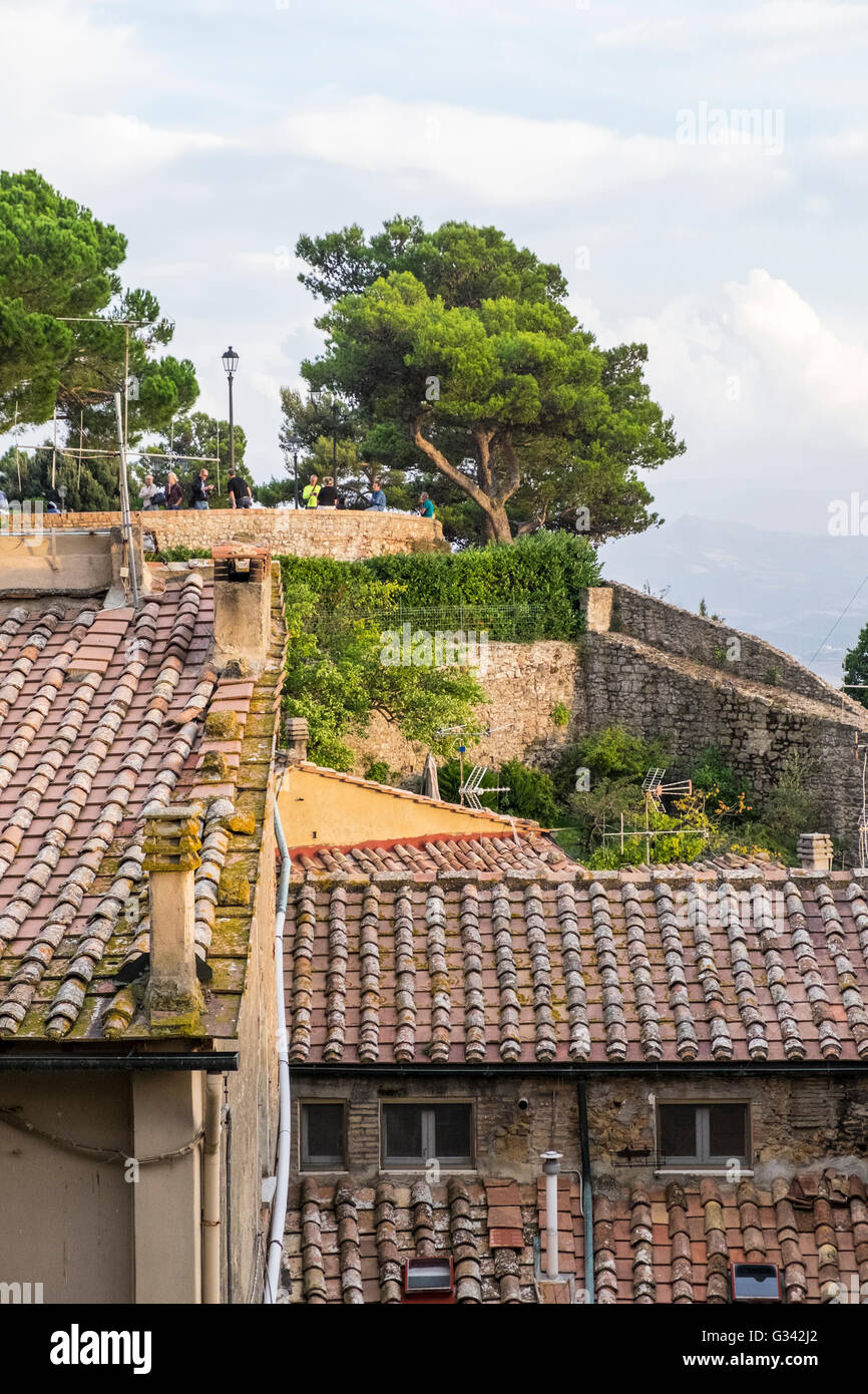 Volterra mediaeval village hi-res stock photography and images - Alamy